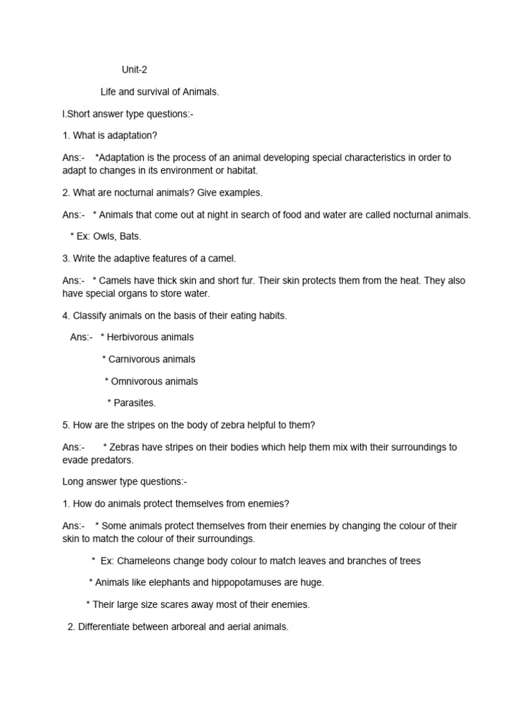 Unit - 2 Science 4 Th. | PDF