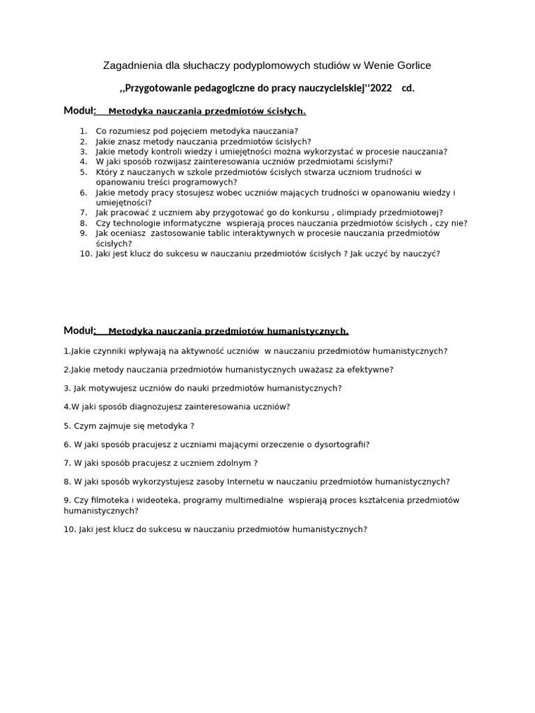 Wena 15 Lipca 2022 | PDF