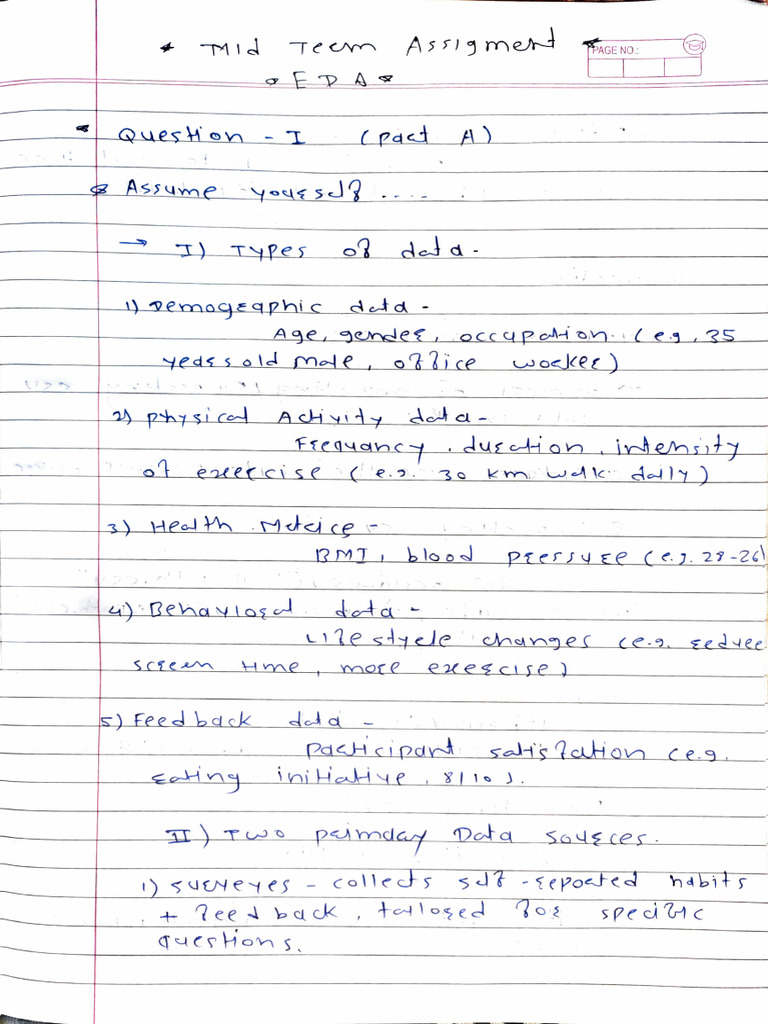 Mid Term Assement EDA | PDF | Teaching Methods & Materials