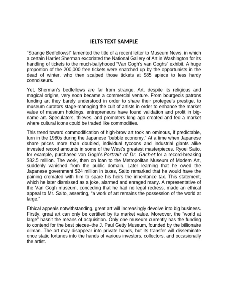 Ielts Text Sample | PDF | Economies