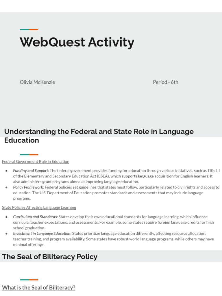 WebQuest Activity | PDF | Learning | Cognition