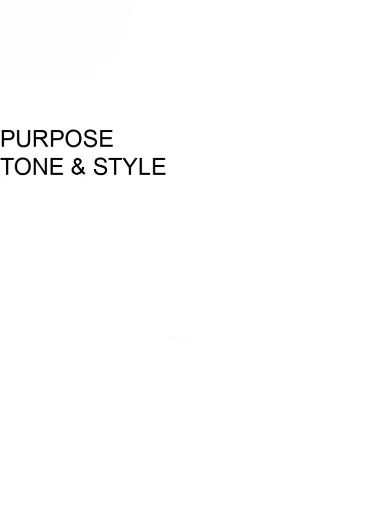 Tone and Style | PDF | Waves