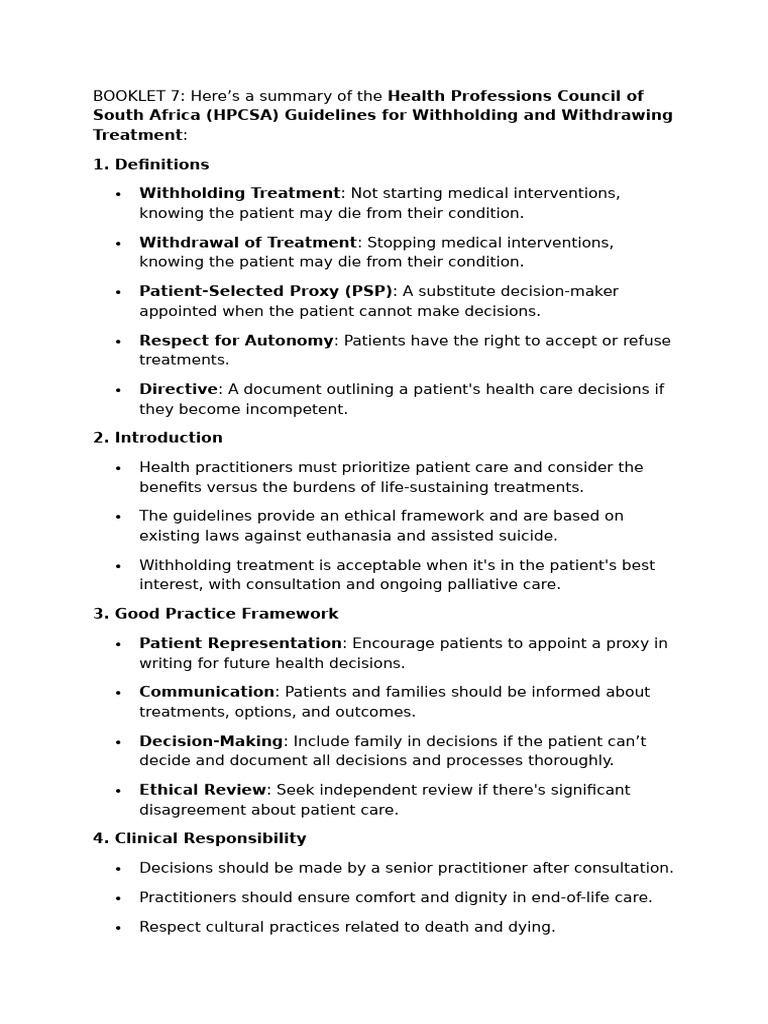 Booklet 7 | PDF | Terminal Illness | Palliative Care
