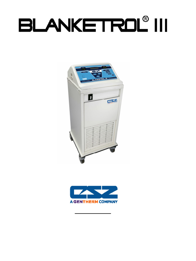 Operation Manual: Model 233 Hyper-Hypothermia System | PDF ...
