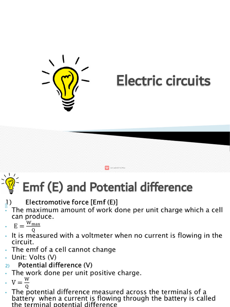 Electric Circuits | PDF | Electrical Resistance And Conductance | Electrical Conductor