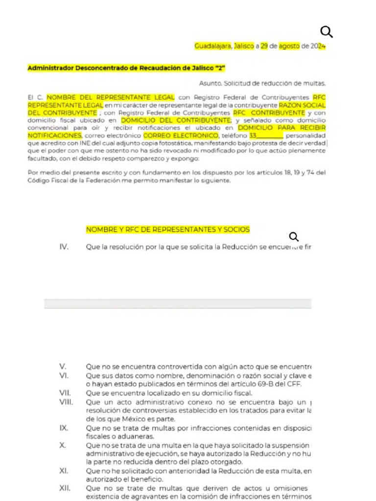 REDUCCION DE MULTA | PDF