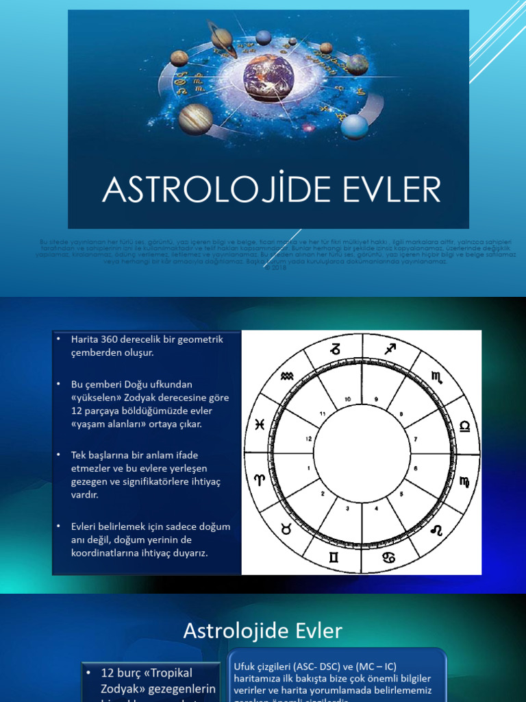 Astrolojide EVLER | PDF