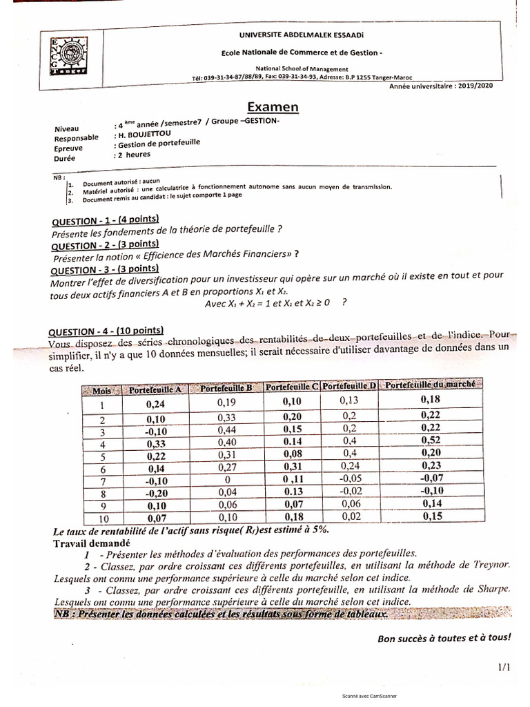 Examen 2019 GP | PDF