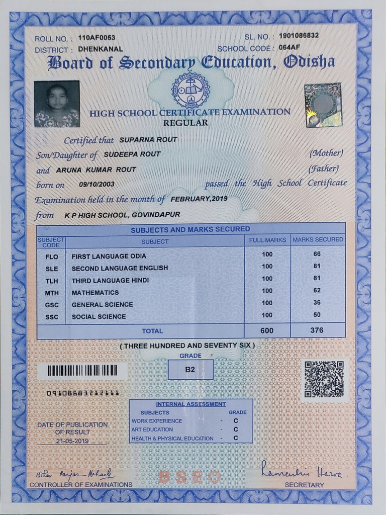 10th Mark | PDF | Qualifications | Student Assessment And Evaluation