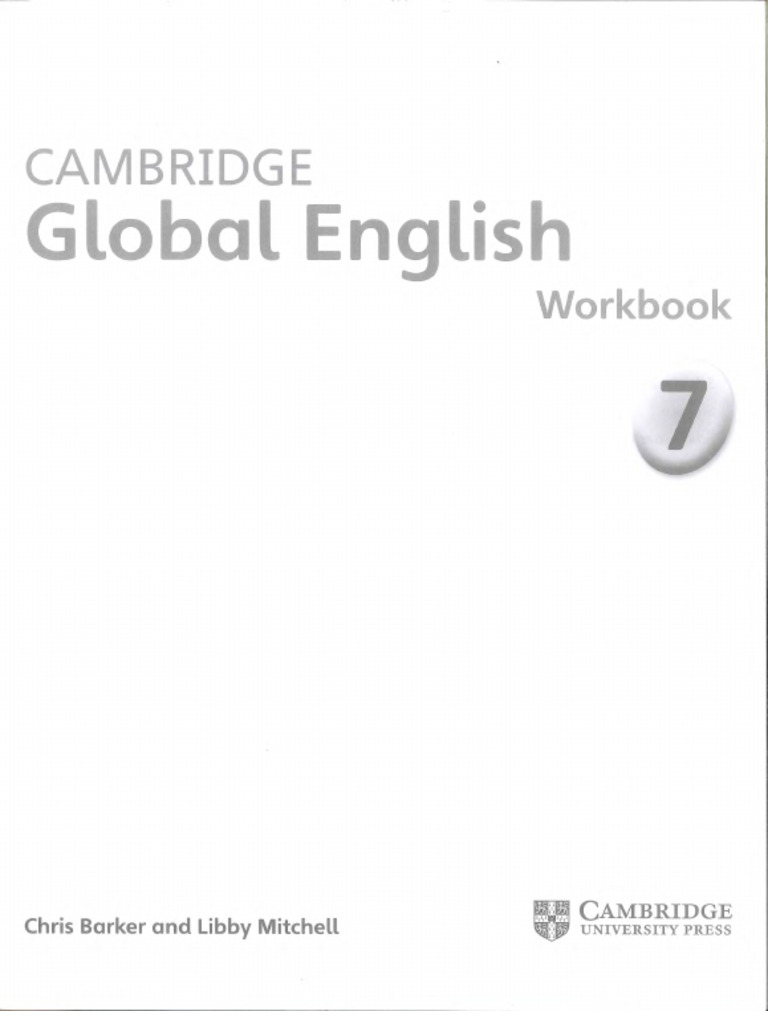 Cambridge Global English Workbook 7 | PDF
