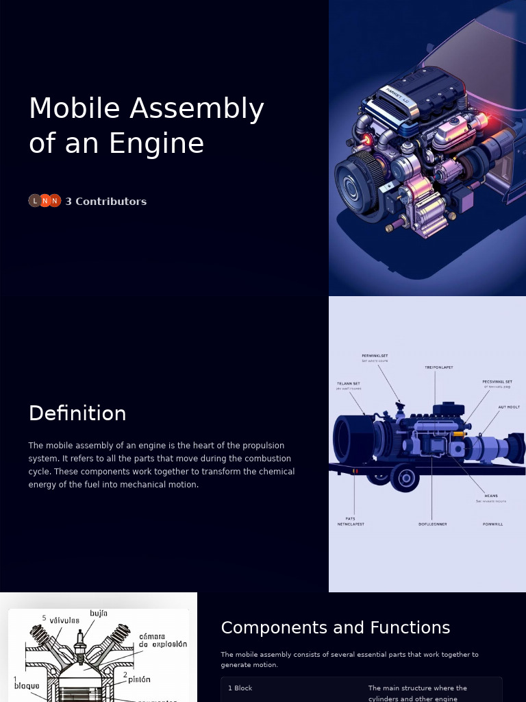Mobile Assembly Engine - Bernal - Alvarez | PDF | Internal Combustion ...