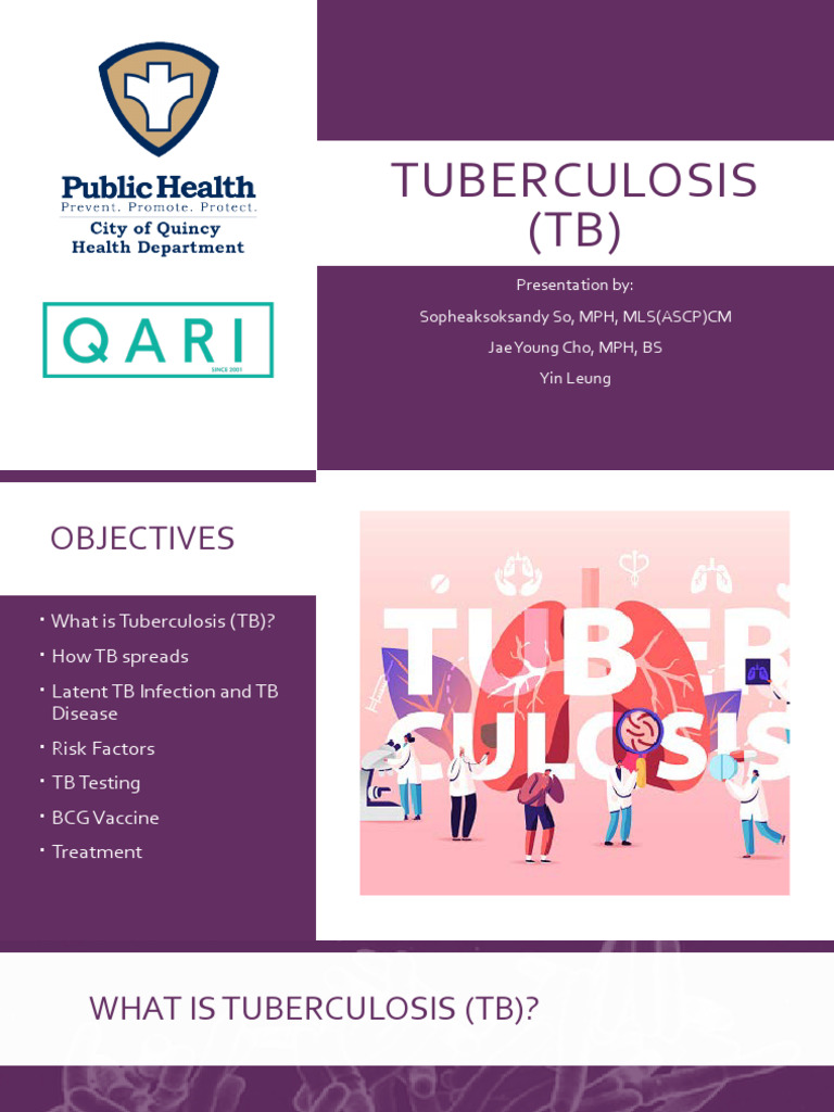 Tuberculosis (TB) Presentation | PDF | Tuberculosis | Animal Diseases