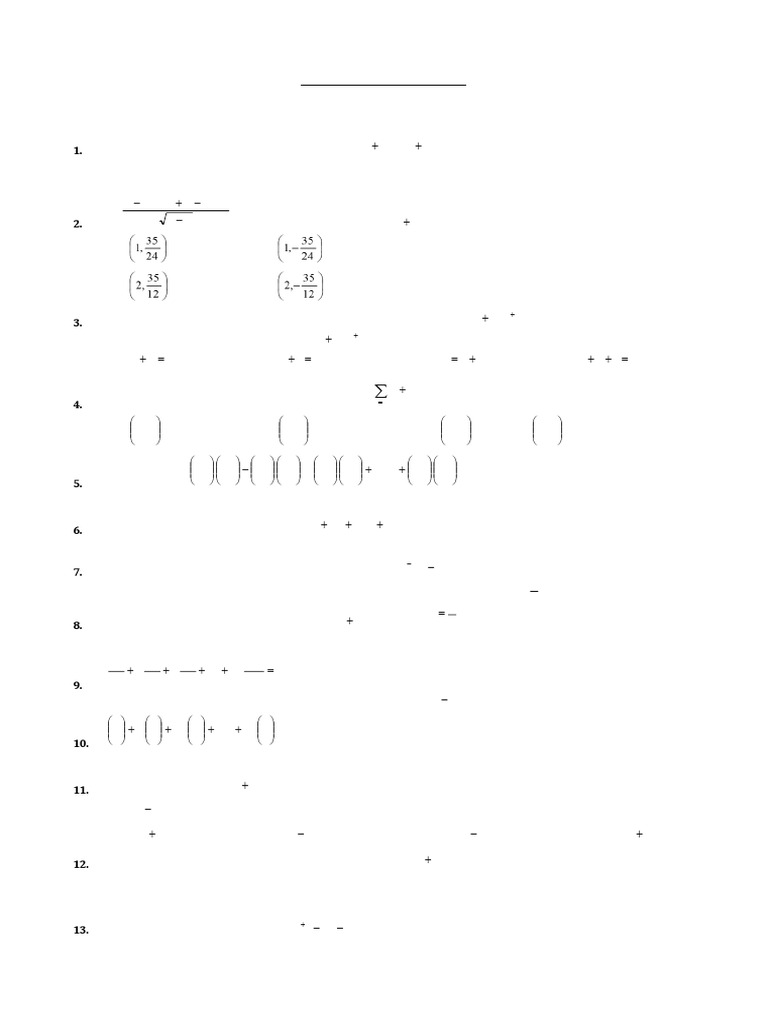 Binomial Theorem Practice Questions | PDF | Mathematics | Combinatorics