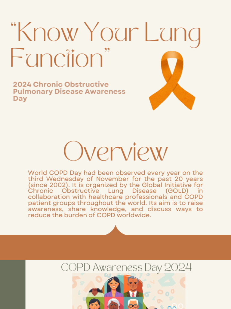 COPD awareness | PDF | Chronic Obstructive Pulmonary Disease | Bronchitis