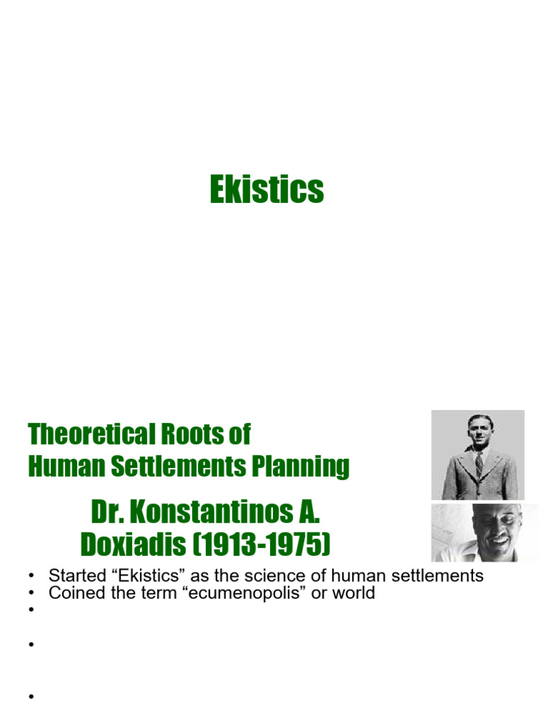 Ekistics-1 | PDF | Urban Sprawl | Water