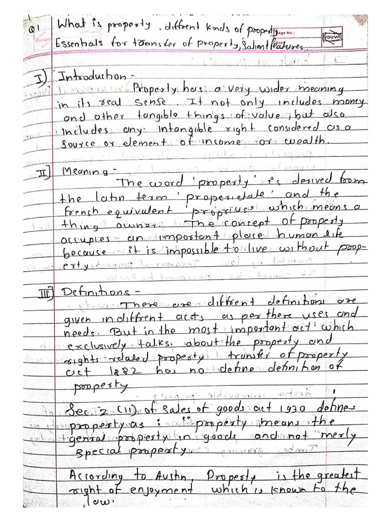 Property Law | PDF