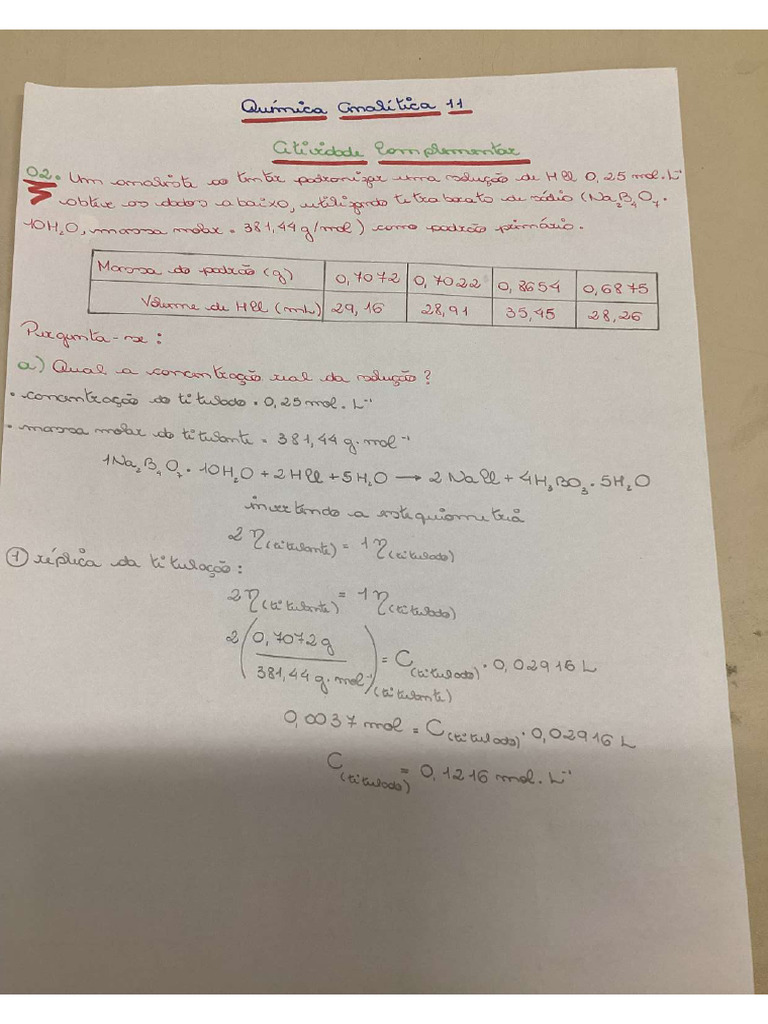 Atividade Complementar | PDF