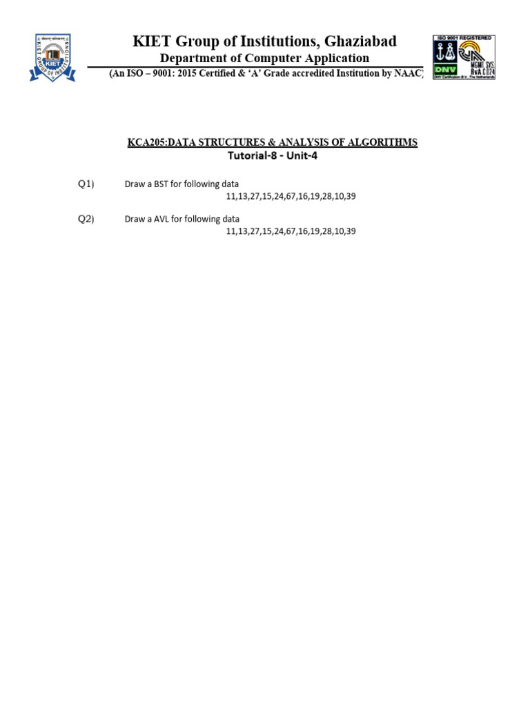 Tut 8 | PDF | Computers