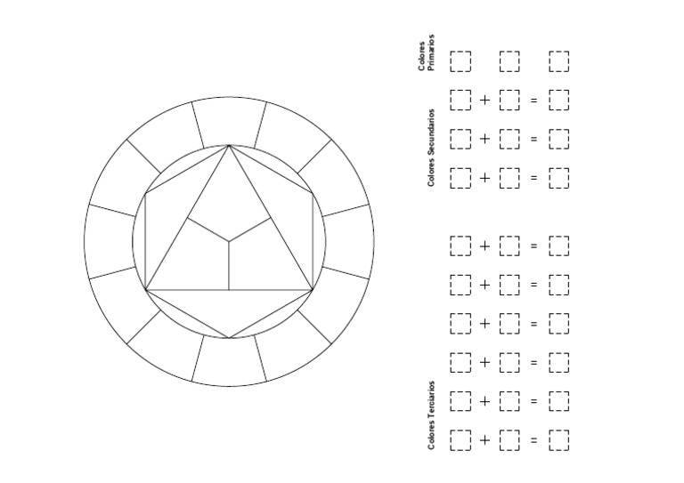 Circulo Cromatico - Plantilla-Paper A3 | PDF