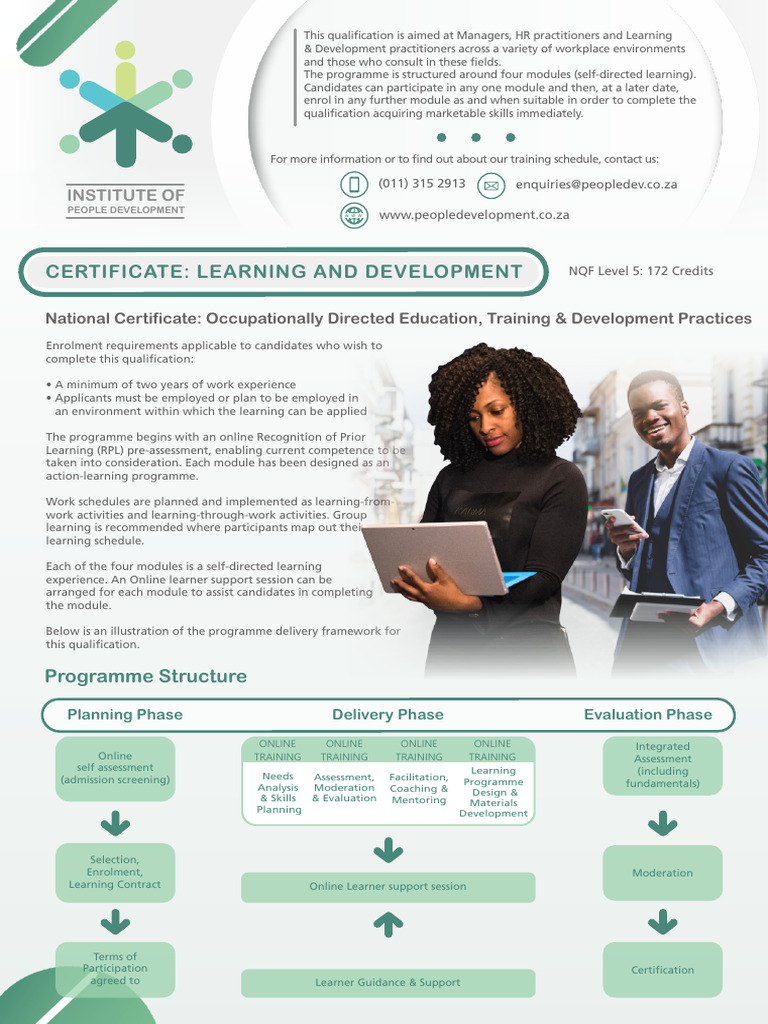 IPD Q5-Certificate Brochure | PDF | Learning | Cognition