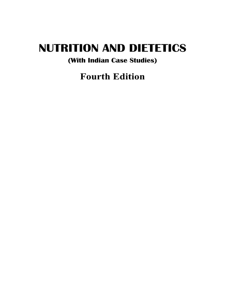 Nutrition and Dietetics | PDF | Food Energy | Nutrients