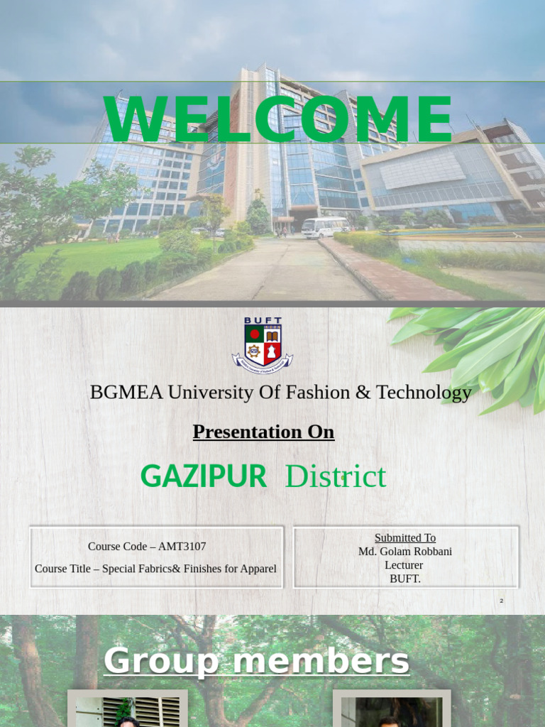 Presentation On Gazipur District | PDF | Bangladesh