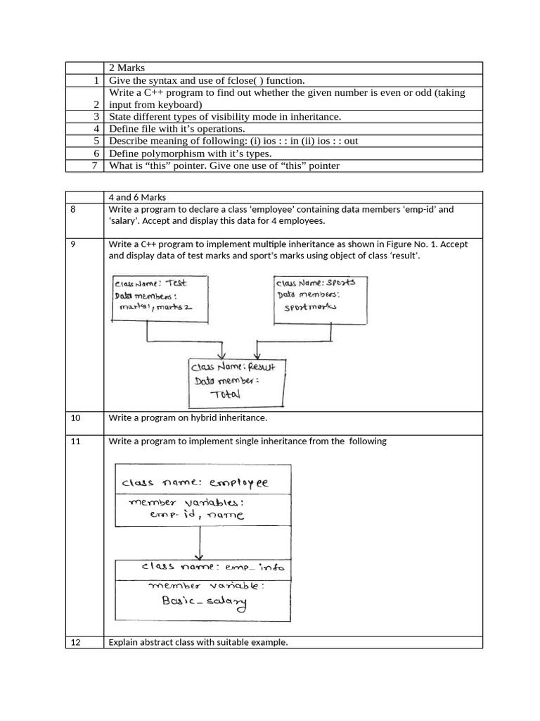 PT-2 Questionbank | PDF | Computers