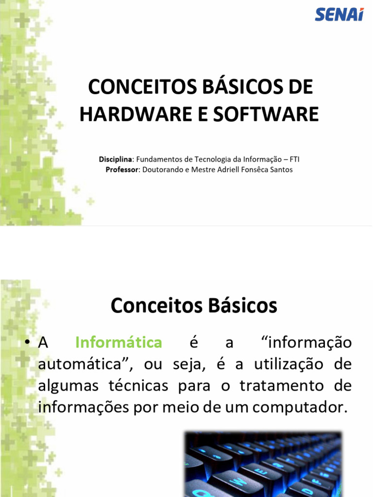 Conceitos De Hardware E Software Pdf