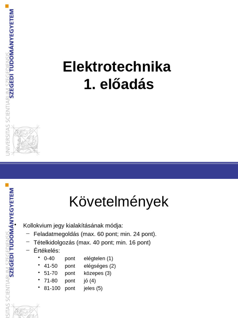 Elektrotechnika Ea1 | PDF