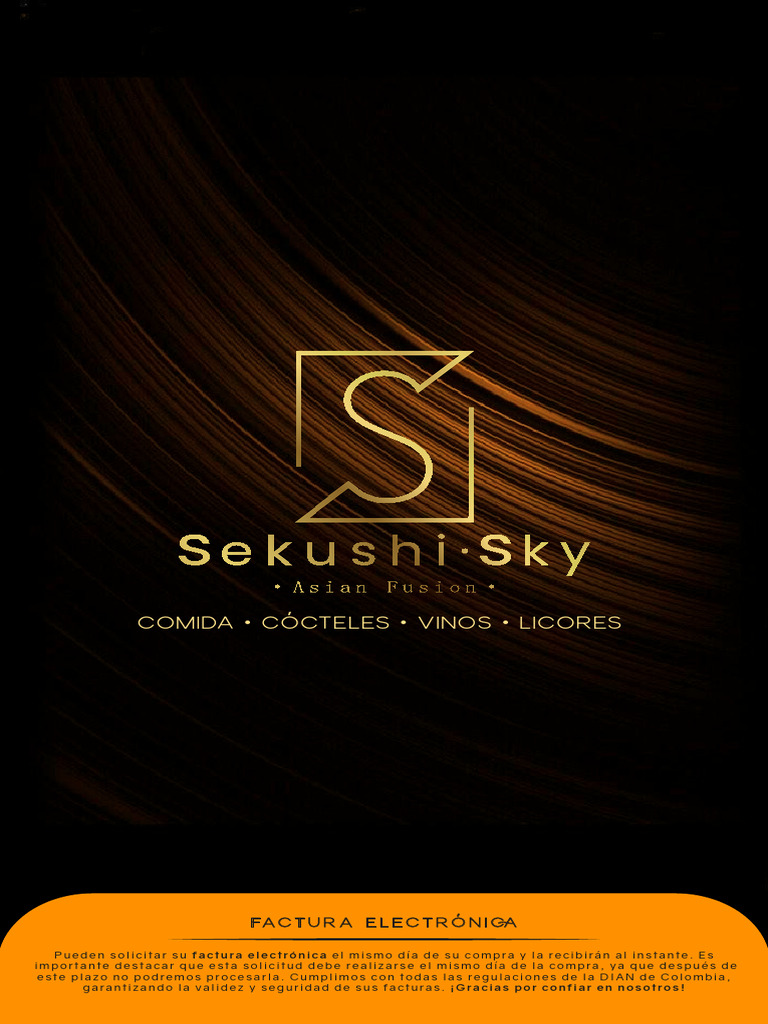 Carta Digital Sekushi Sky 2024 | PDF | Salsa | Sushi