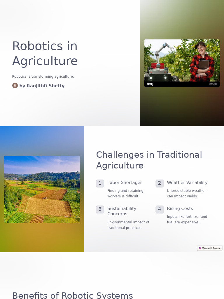 Robotics in Agriculture | PDF | Agriculture | Food Industry