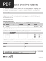 Chime Direct Deposit Authorization Form | PDF