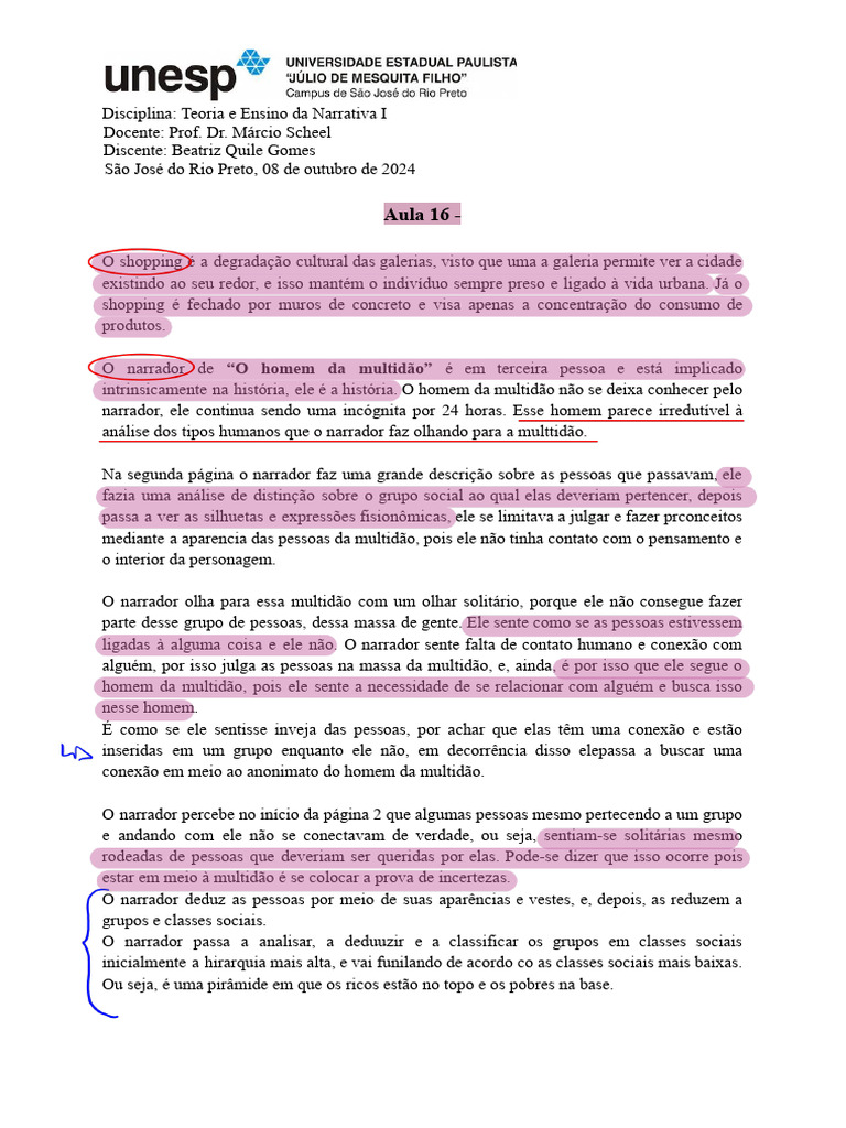 Aula 16 - PDF - 241112 - 091304 | PDF | Amor