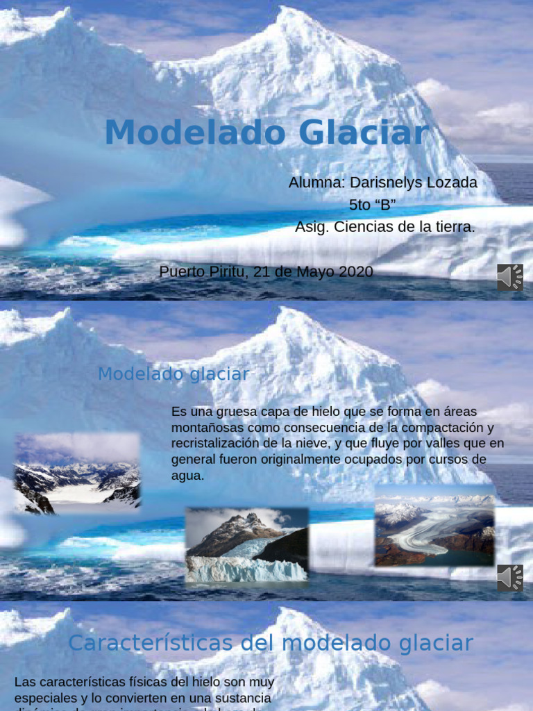 Modelado Glaciar | PDF | Ciencias sociales | Viajes y turismo