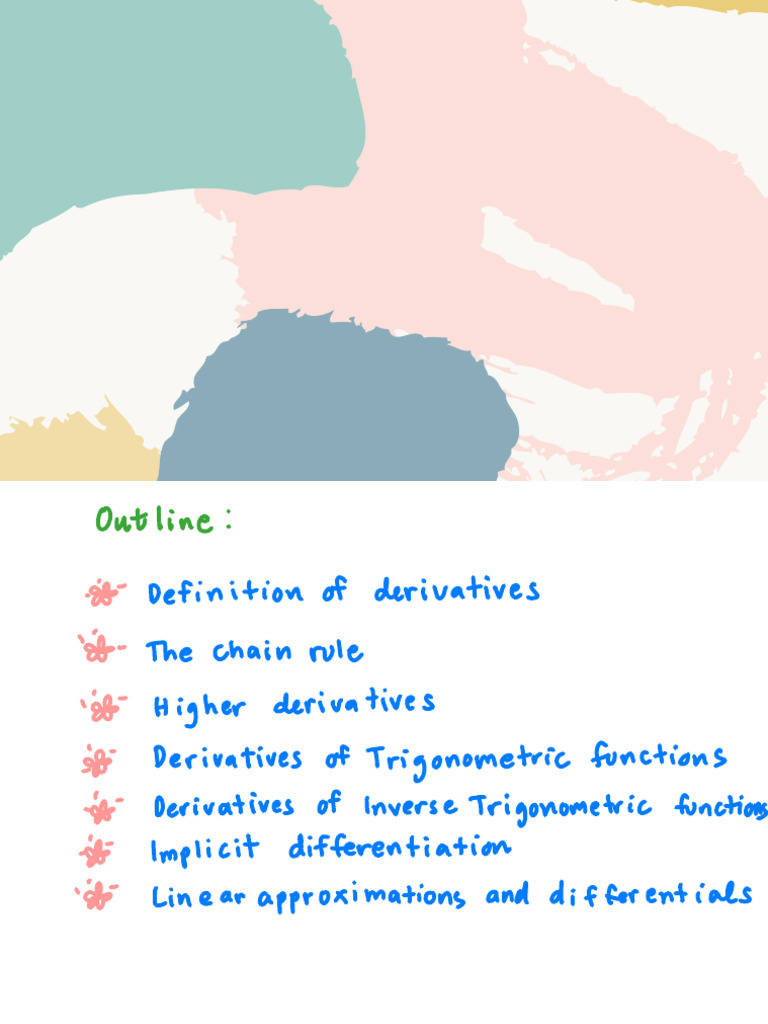 Chapter 2 Derivatives | PDF | Derivative | Tangent