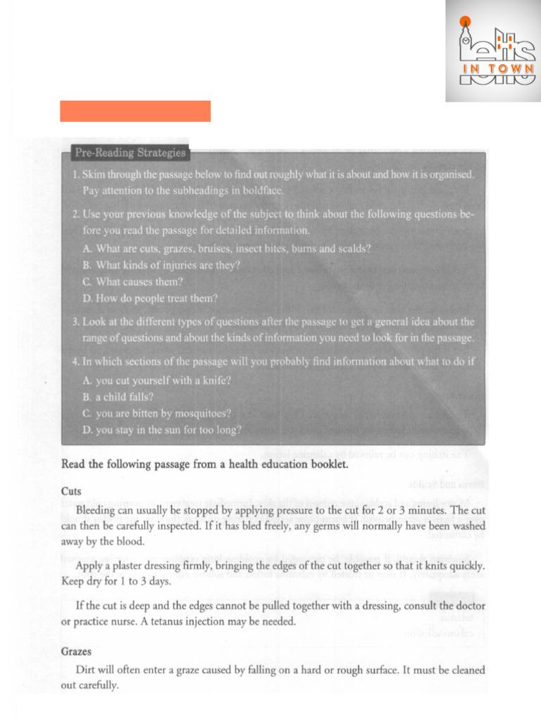 IELTS Reading Handout 11 | PDF