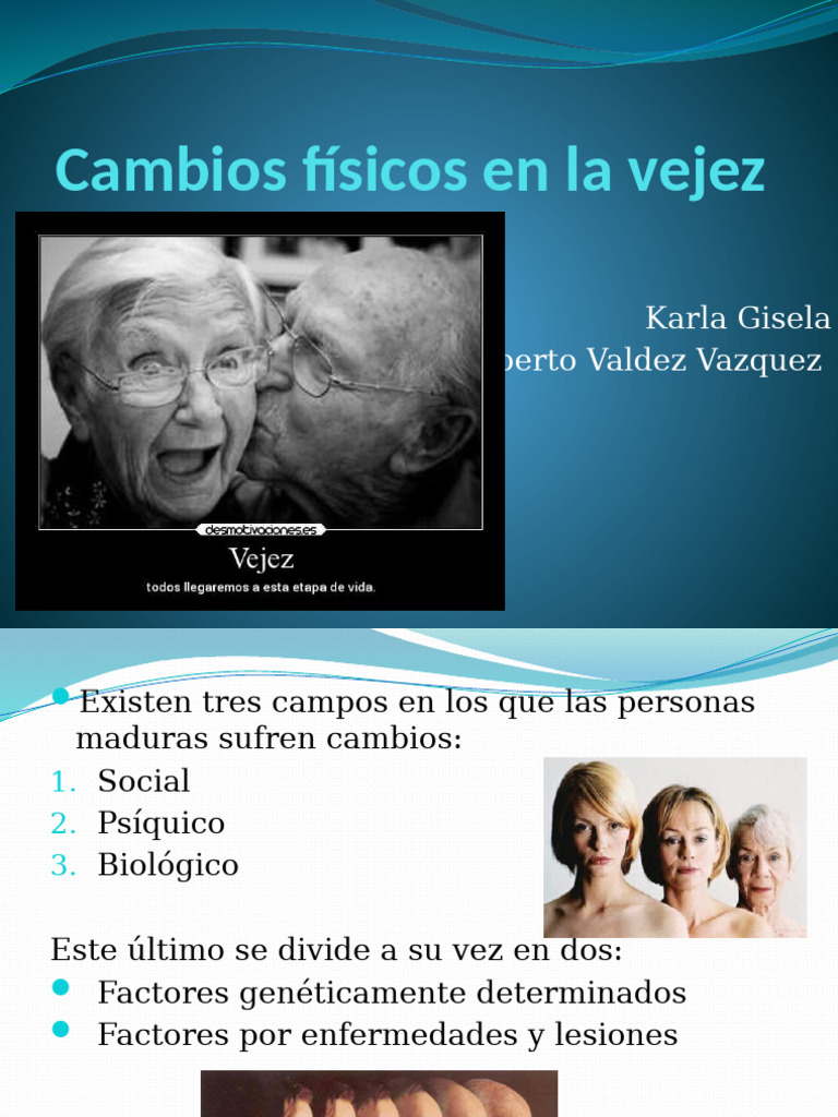 Cambios Físicos en La Vejez | PDF | Vagina | Vejez