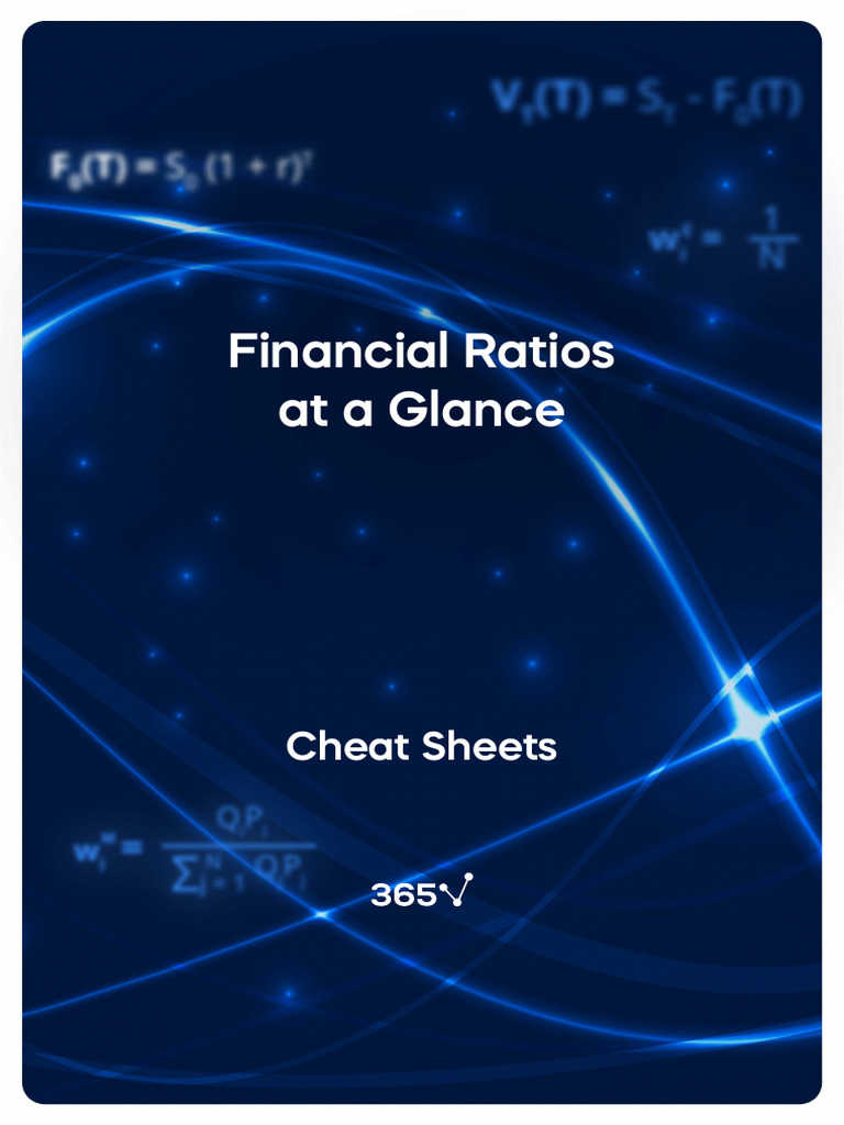 Financial Ratios Cheat Sheet | PDF | Dividend | Revenue