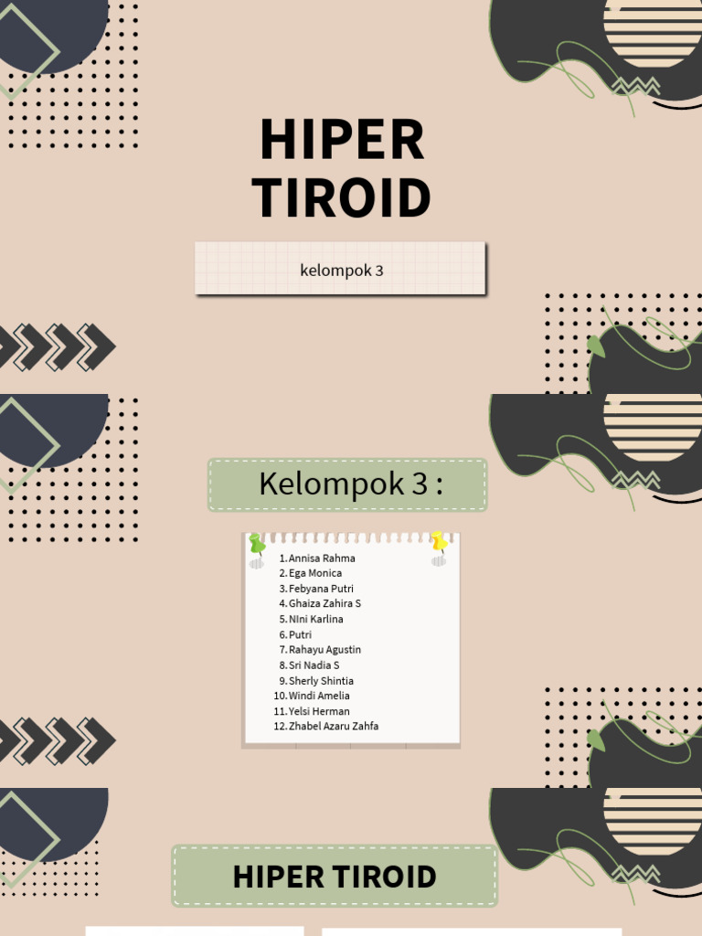 Gejala dan Pengobatan Hipertiroid | PDF
