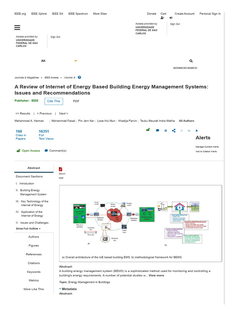 A Review of Internet of Energy Based Building Energy Management Systems - Issues and ...