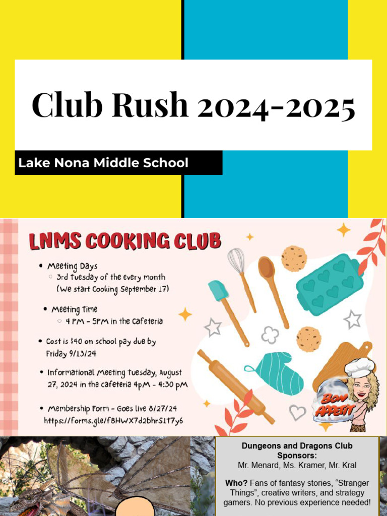 Join Lake Nona D&D Club 2024-2025 | PDF