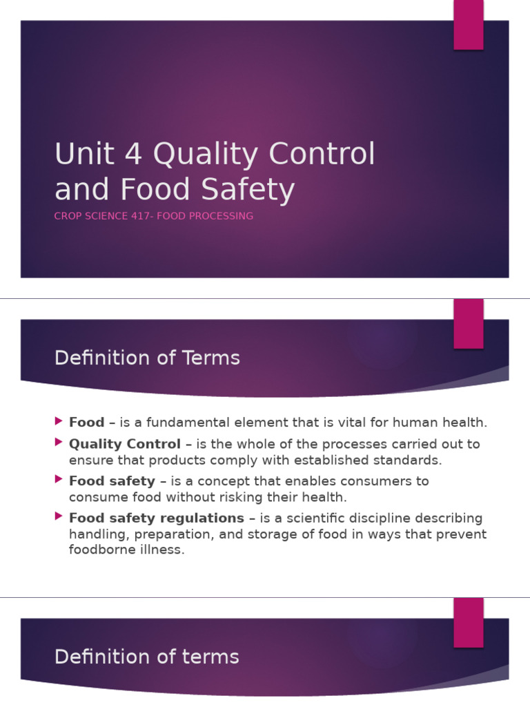 Food Processing Report | PDF | Food Safety | Hazard Analysis And Critical Control Points