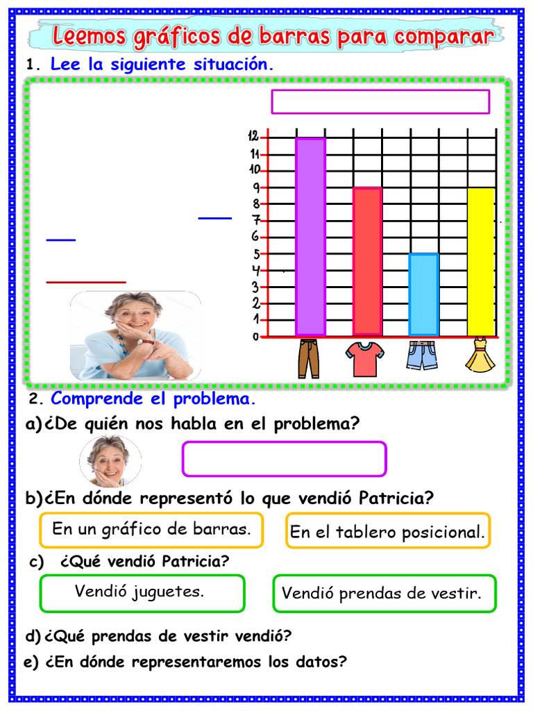 Ejercicios de Gráficos de Barras | PDF