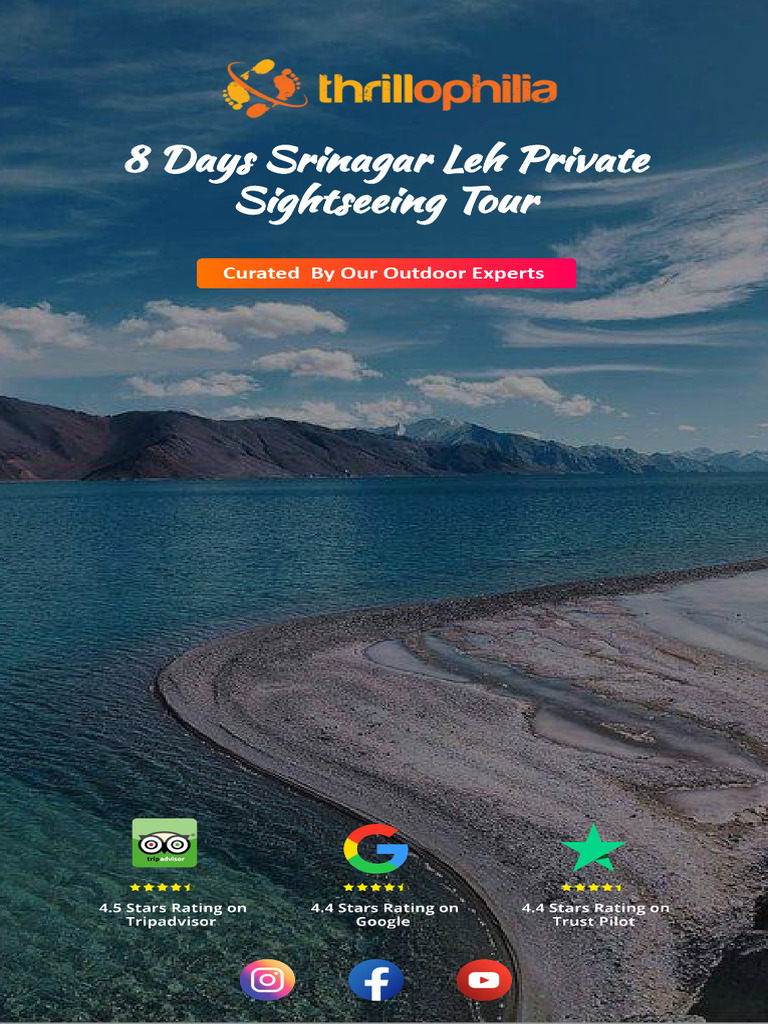 Private 8 Days Srinagar Leh Customized Sightseeing Tour | PDF