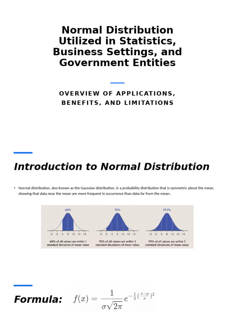 Normal Distribution: Applications & Insights | PDF | Normal ...