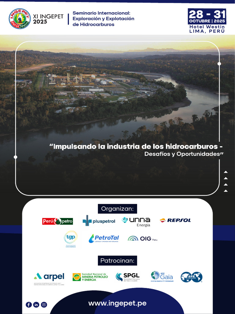 Brochure - XI INGEPET 2025 | PDF | Petroquímico | Petróleo