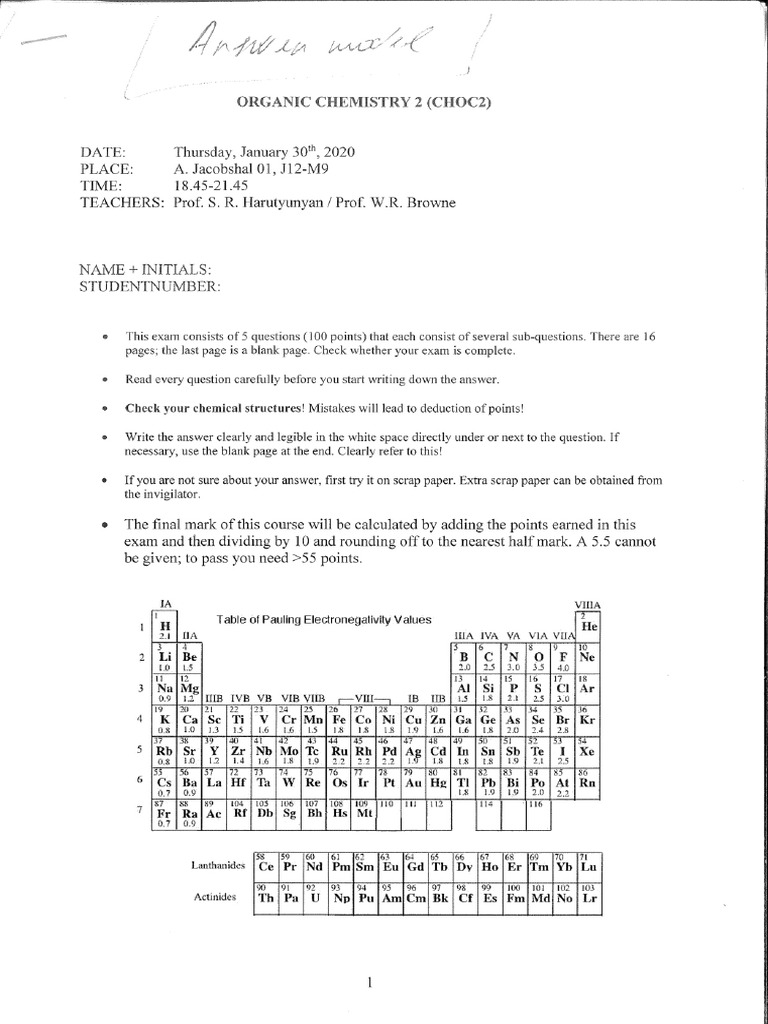 Re Exam 2019 2020 Answer - Model | PDF