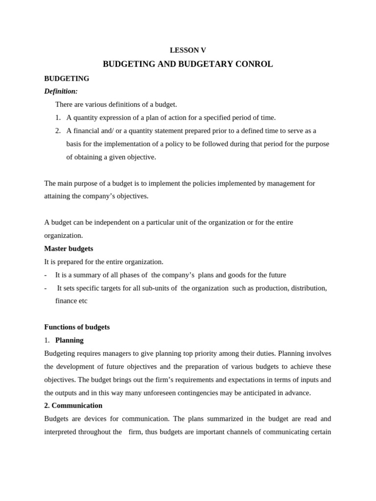 lecture 3 (4) | PDF | Budget | Inventory