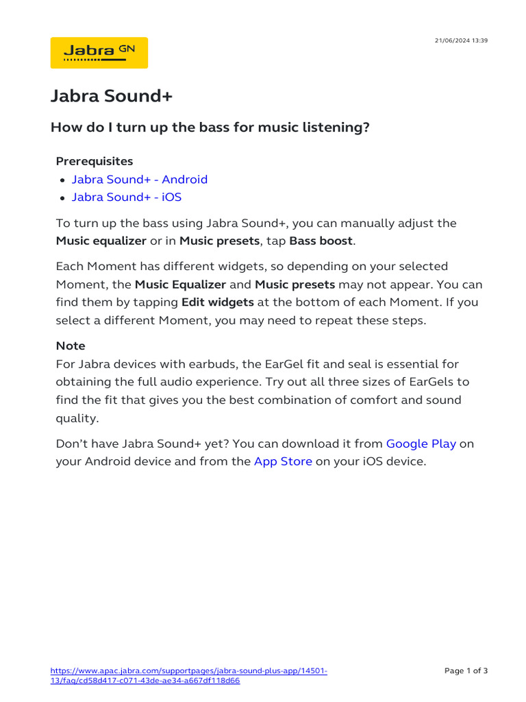 How Do I Turn Up The Bass For Music Listening | PDF | Ios | Tablet Computer