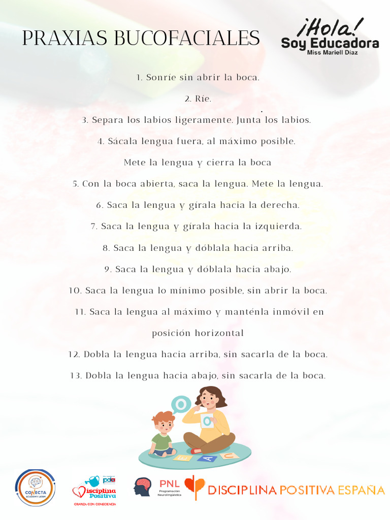 Praxias Bucofaciales. PDF - PDF 2 | PDF | Boca | Anatomía humana